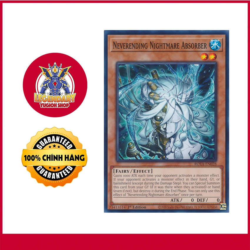 [Thẻ Bài Yugioh Chính Hãng] Neverending Nightmare Absorber | Shopee ...