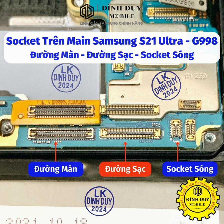 Socket / Connect Main Samsung S21 Ultra, S21 Plus, S21 5G - Đường Sạc ...