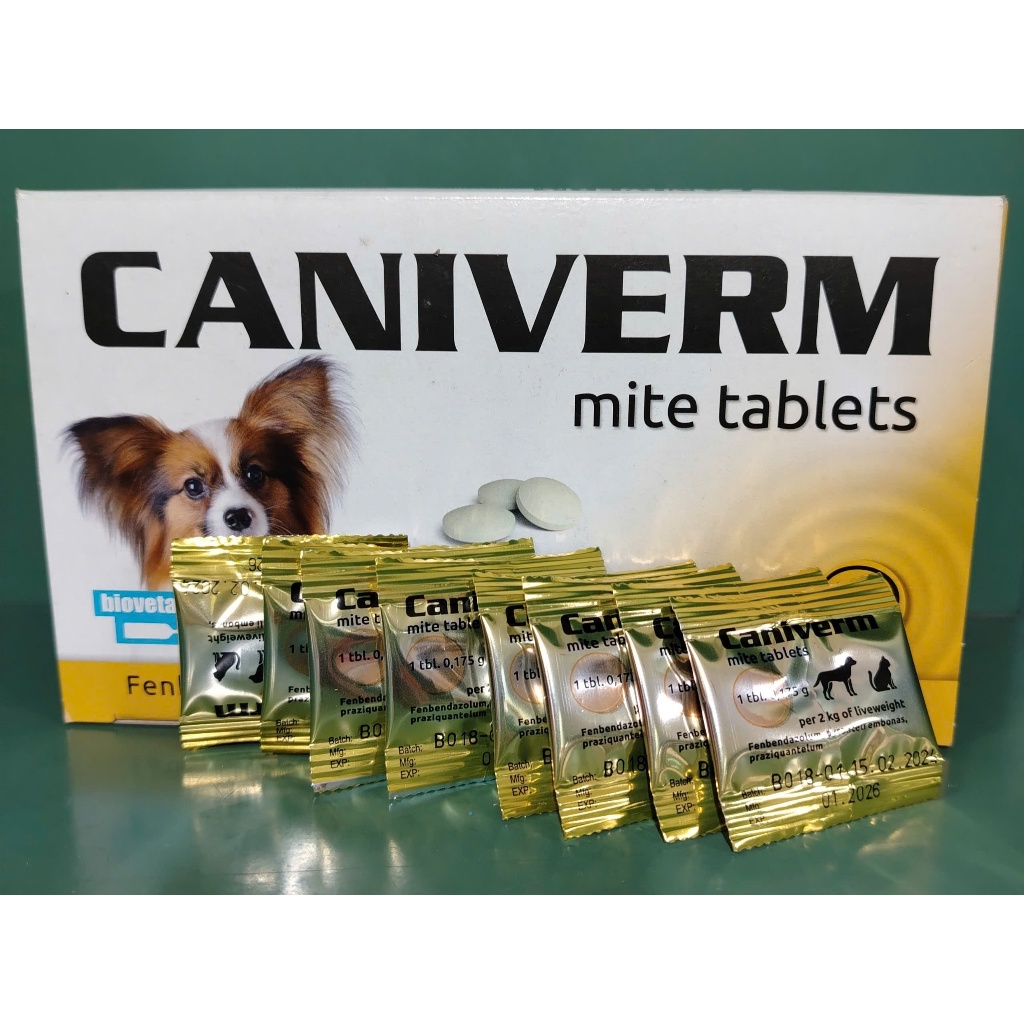 Gói làm sạch cơ thể cho Chó Mèo Caniverm (viên 2kg) | Shopee Việt Nam