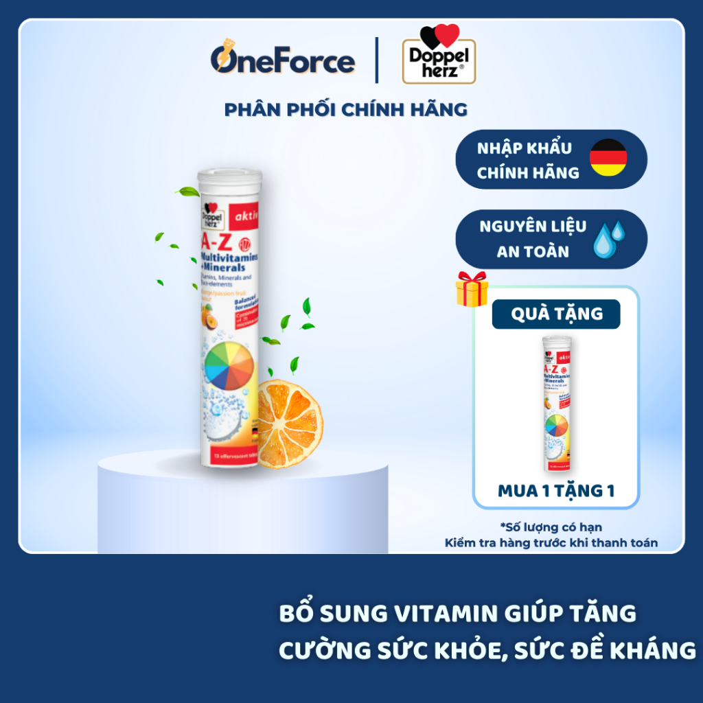 Viên sủi A-Z Fizz - Vitamin Tổng Hợp Và Khoáng Chất, Vitamin C, 3B ...
