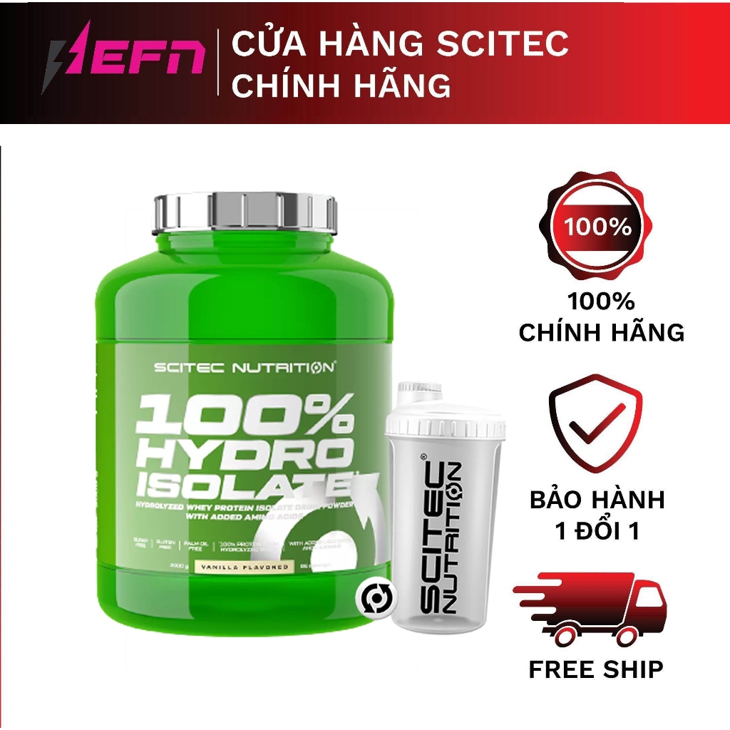 100% HYDRO ISOLATE | Whey Scitec Nutrition - Sữa Thể Hình - Sữa Tăng Cơ ...
