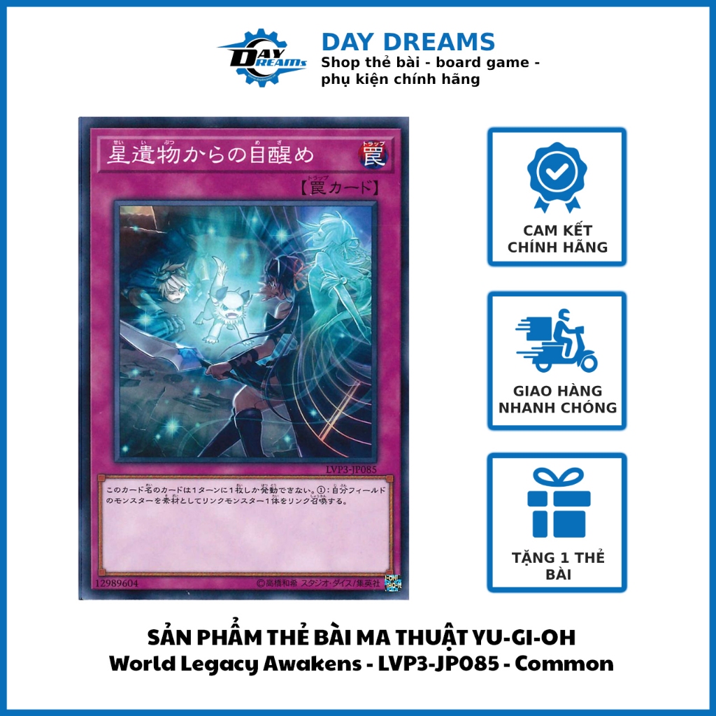 THẺ BÀI YUGIOH CHÍNH HÃNG: World Legacy Awakens - LVP3-JP085 - Common | Shopee Việt Nam