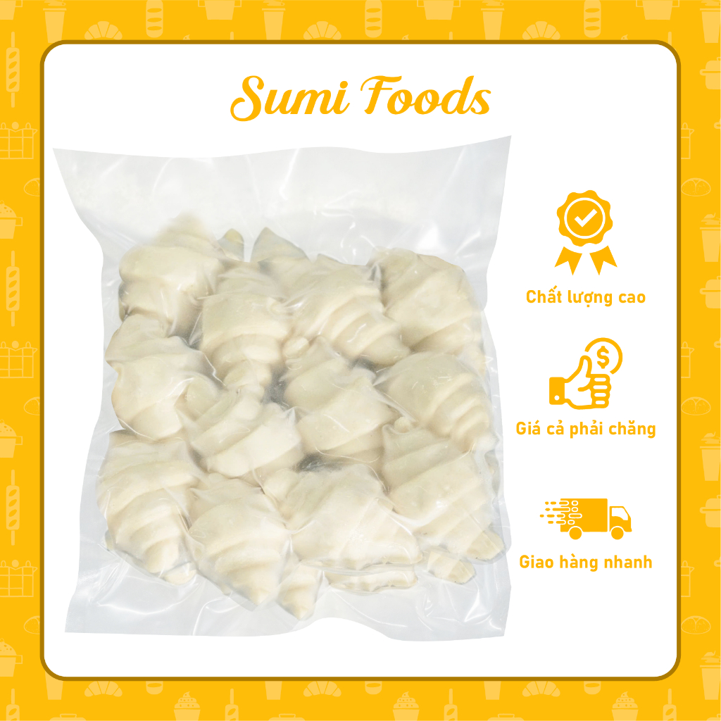 Bánh Croissant truyền thống- Sumi Foods - Vừa (1 KG 31 BÁNH) - Bánh cấp ...