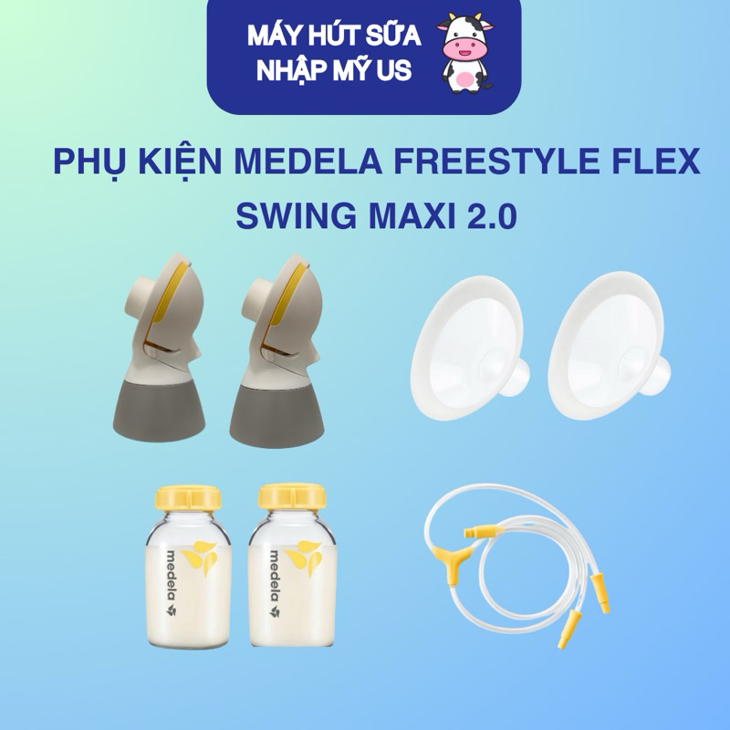 Phụ kiện máy hút sữa Medela Freestyle Flex Swing Maxi Flex 2.0 nguyên bộ chính hãng | Shopee ...