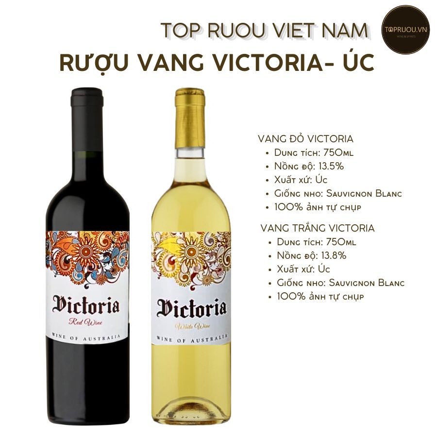 Rượu Vang Victoria 13.8 Độ - 750ml - Xuất xứ: Australia | Shopee Việt Nam