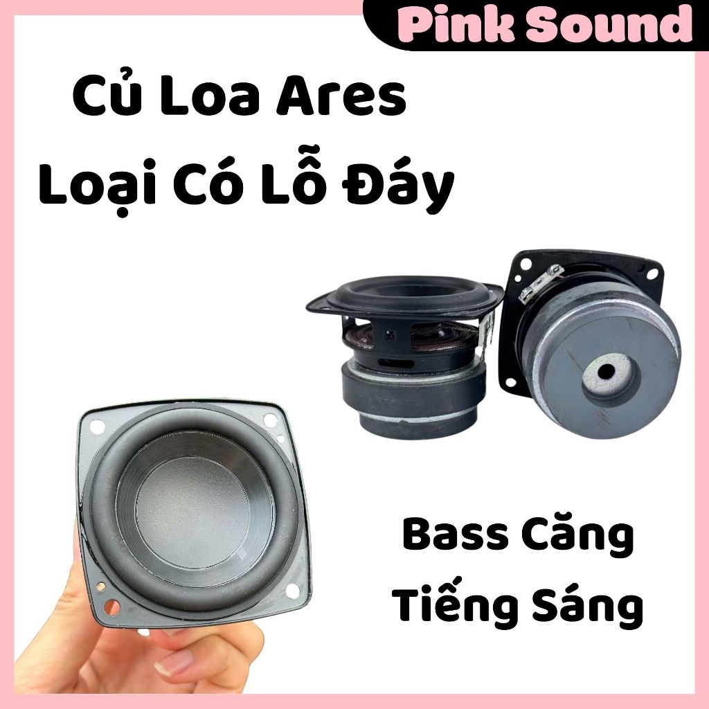 Củ Loa Mid Bass Ares 2.75 inch 4Ω 25-30W Bass Cực Tốt Từ Pink Sound ...