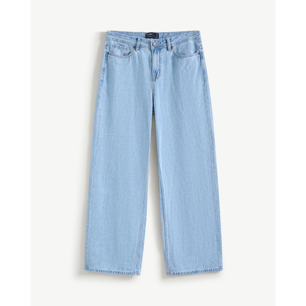 Quần Denim Nam Ống Rộng Trơn Form Wide Leg - Routine 10F24DPA061 ...