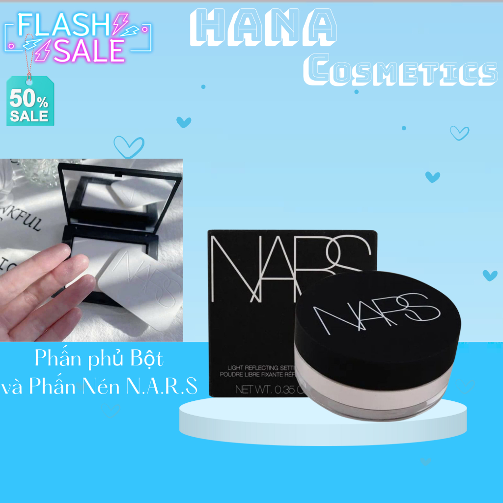 Phấn phủ bột, nén Nars Light Reflecting Setting Powder 10g, HaNa Shop ...