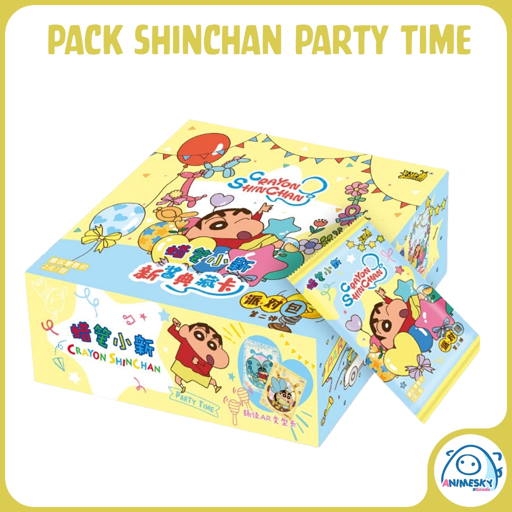 [Có sẵn] Pack thẻ nhân phẩm Shin-chan party time chính hãng Kayou ...