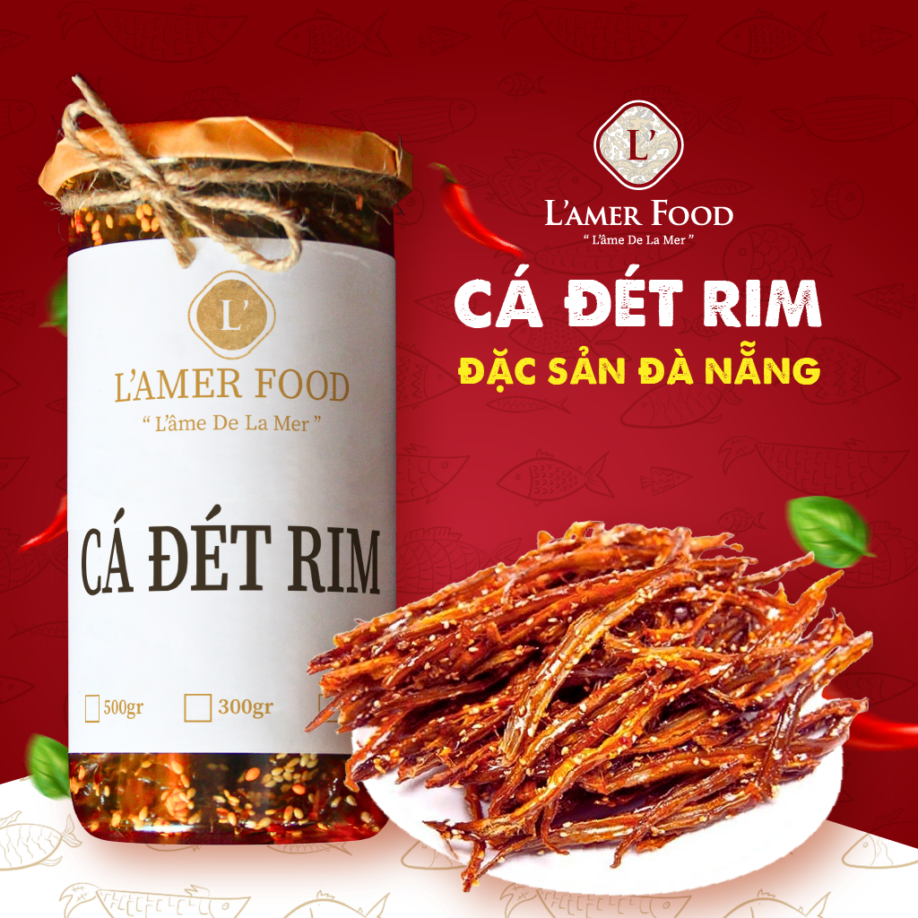 Cá Đét Rim Thơm Giòn L'AMER FOOD 200gr - 300gr - 500gr Đặc Sản Đà Nẵng ...
