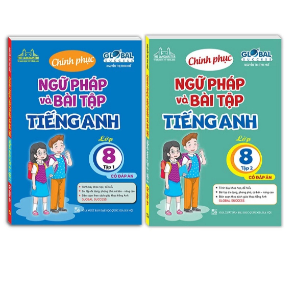 Sách - Chinh Phục Ngữ Pháp Và Bài Tập Tiếng Anh 8 GLOBAL SUCCESS | Shopee Việt Nam