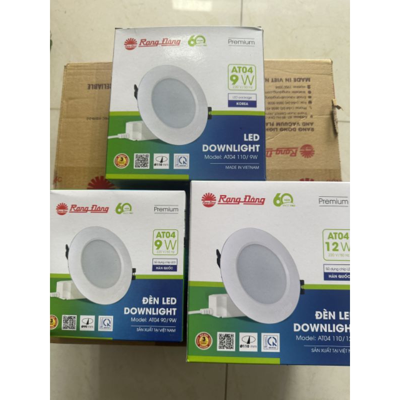 Đèn Led âm trần downlight AT04 Rạng Đông, đế nhôm đúc, bền bỉ, bảo hành ...