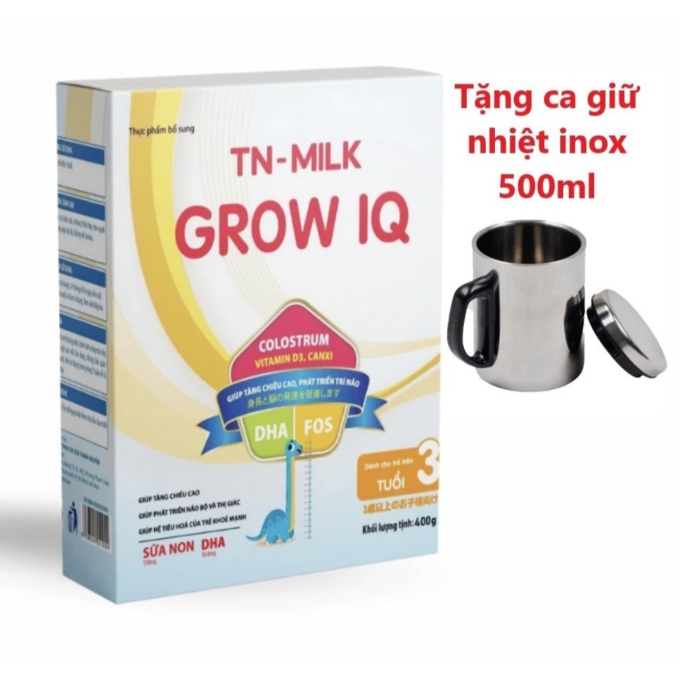Sữa bột Grow IQ 3+ 400g hộp giấy (Trẻ trên 3 tuổi) - Thương hiệu TN ...