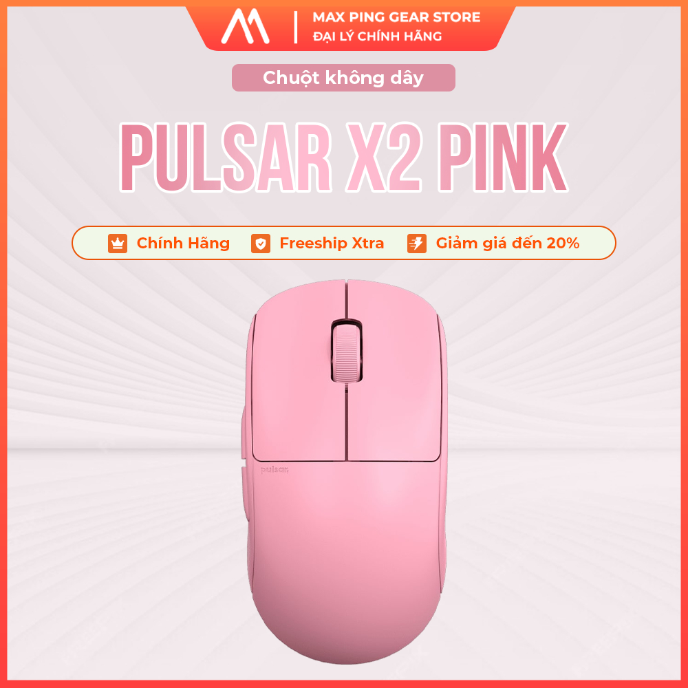 [HỎA TỐC] Chuột không dây siêu nhẹ Pulsar X2 Pink / CHÍNH HÃNG ...