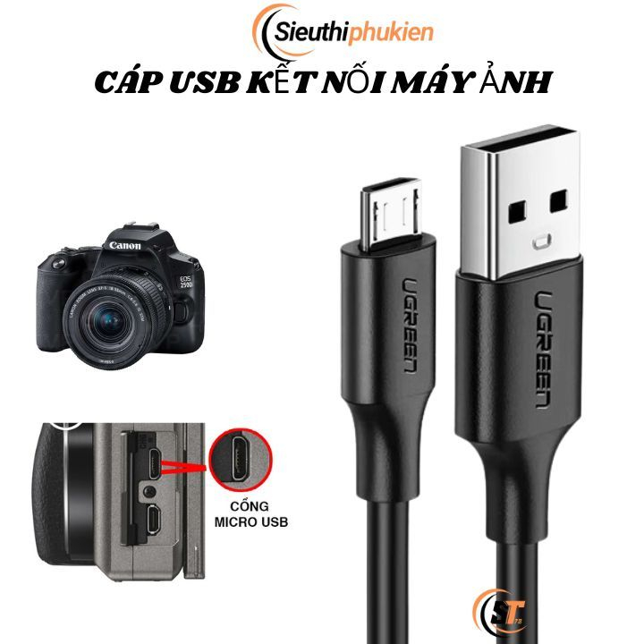 Dây Micro USB cho máy ảnh sony A6000, dây livestream cho sony 6000 1.5m ...