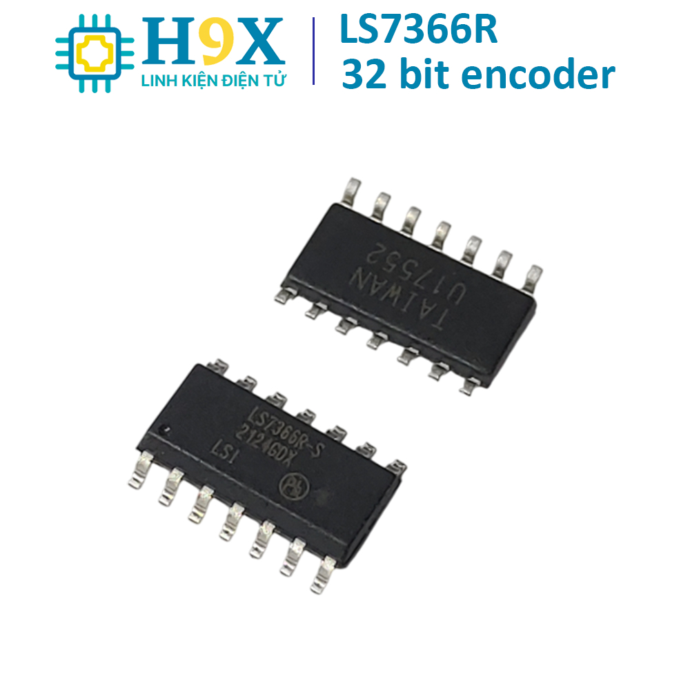 LS7366R LS7366 32 bit quadrature encoder counter with serial interface SOIC | LSI/CSI | Shopee ...