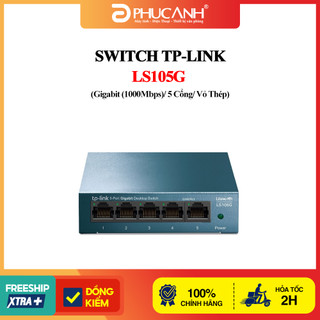 Switch TP-Link LS105G (Gigabit (1000Mbps)/ 5 Cổng/ Vỏ Thép) | Shopee ...
