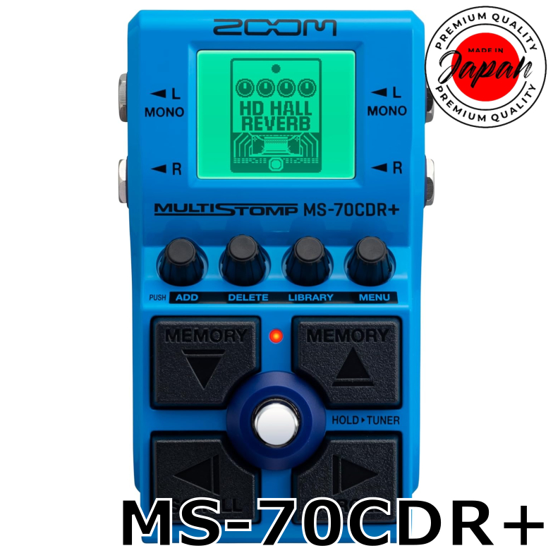 ZOOM / MS-70CDR+ MultiStomp Chorus/Delay/Reverb Pedal 100% Authenticity ...
