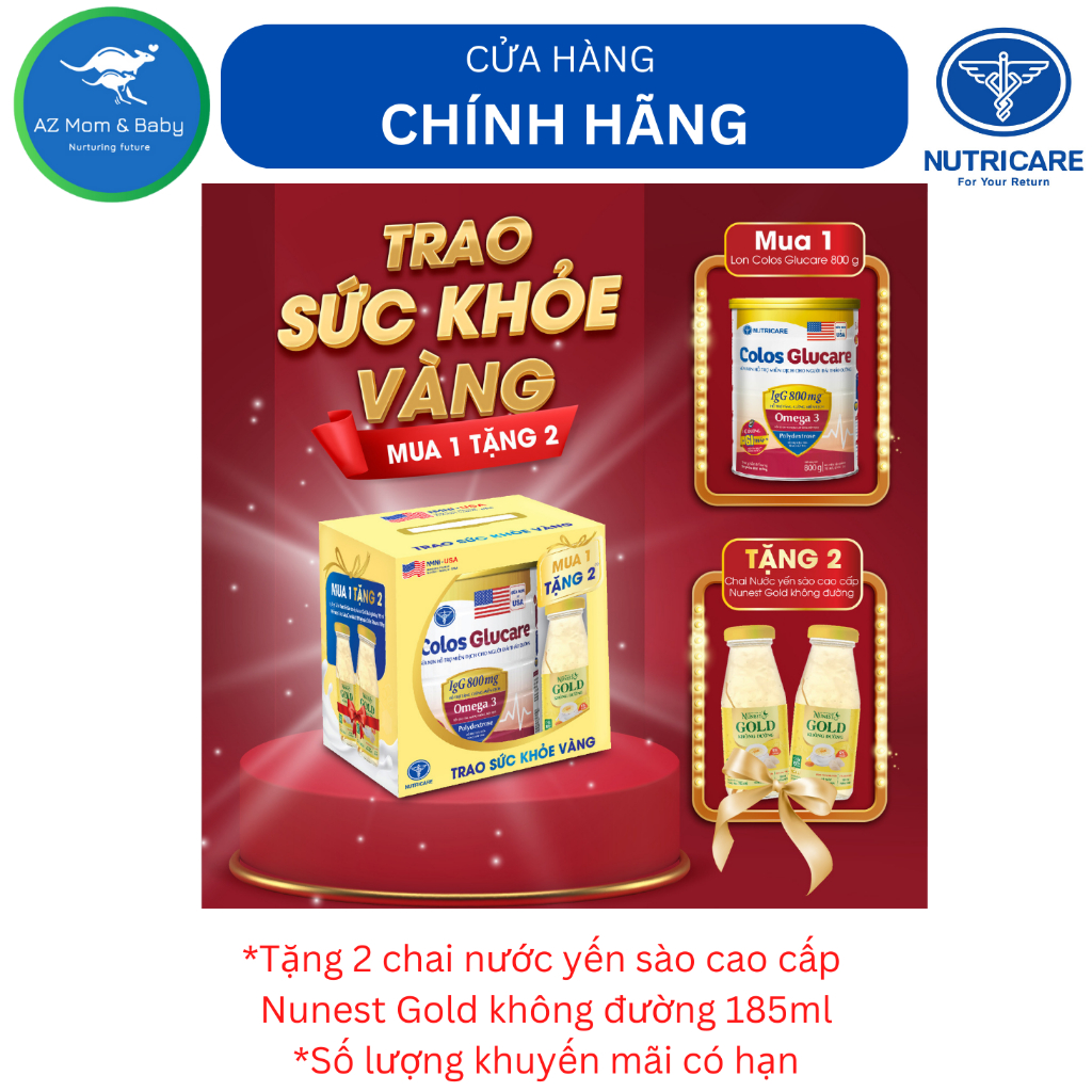 Sữa bột Nutricare COLOS GLUCARE 800g | Shopee Việt Nam