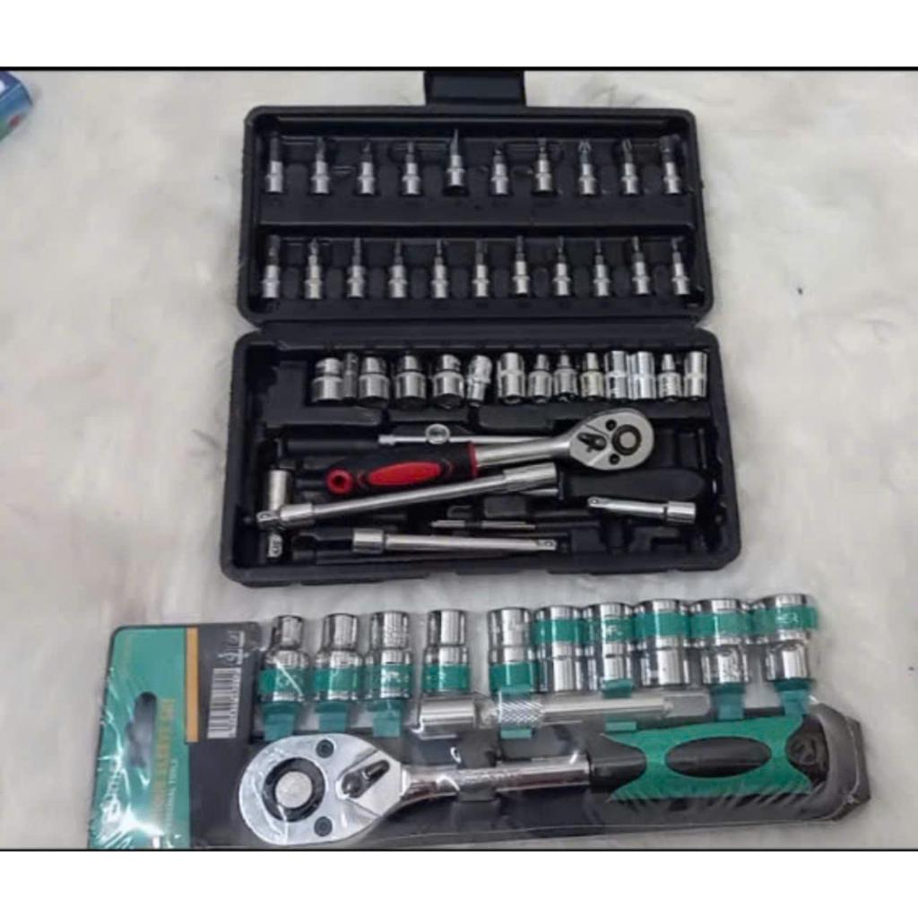 Bộ Đồ Nghề Sửa Chữa Xe Hơi Xe Máy 58 Món - Bộ Dụng Cụ Tuýp Khẩu Đa Năng 58 Chi Tiết Mở Ốc Vít ...