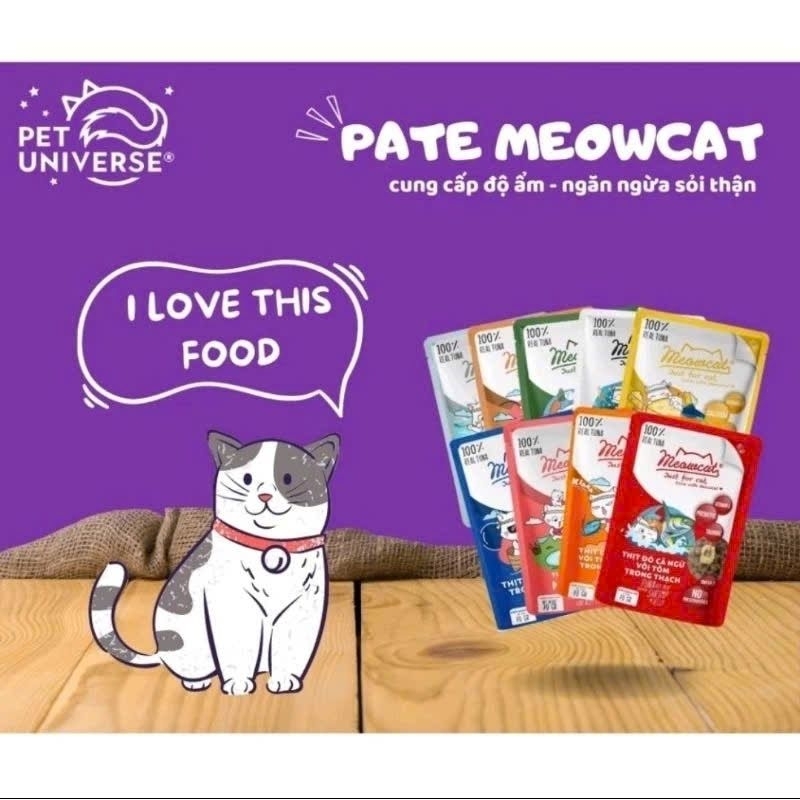 [ THÙNG 48 GÓI ] Pate meowcat gói 70g cho mèo mọi lứa tuổi,thơm ngon,dinh dưỡng đủ vị. | Shopee ...