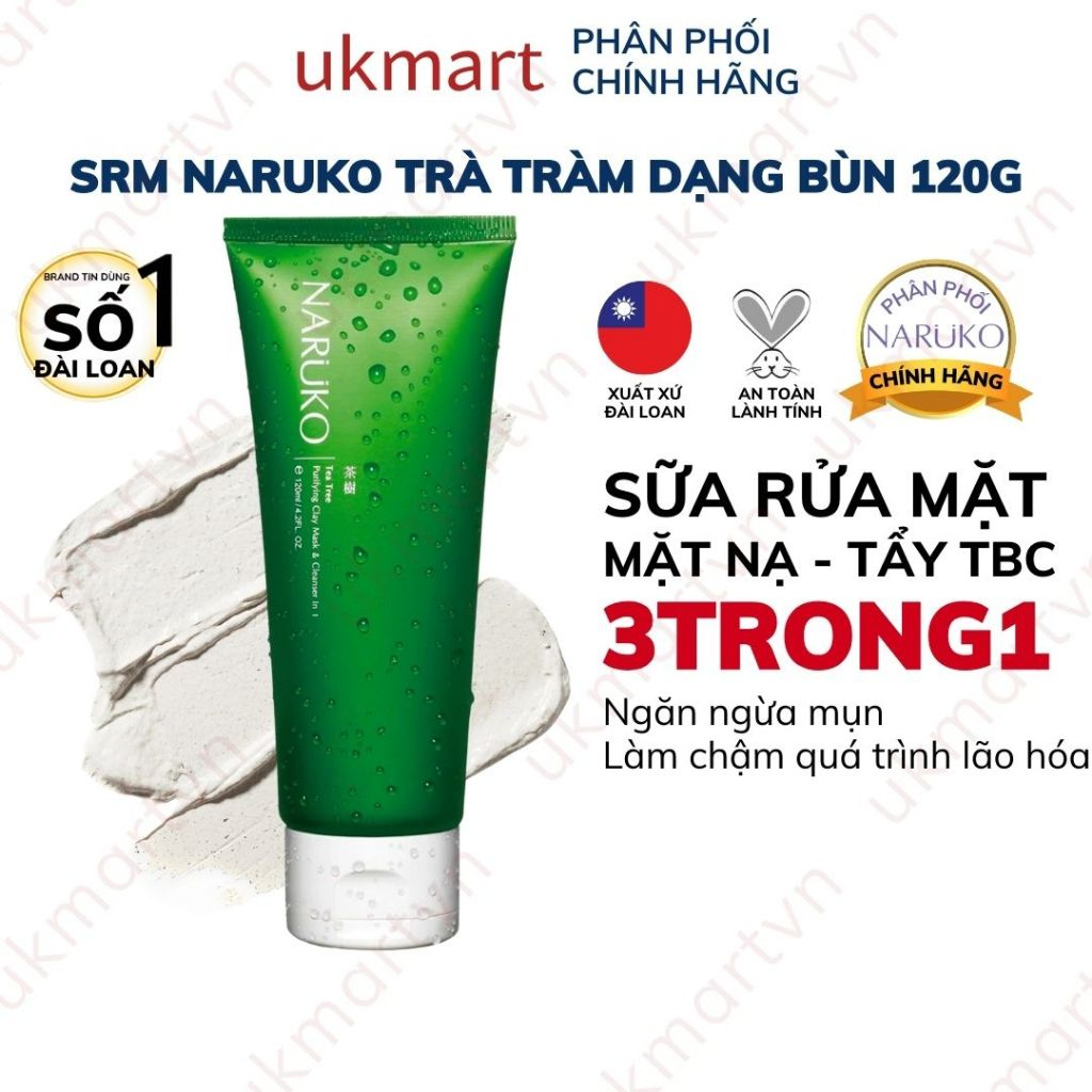 Sữa Rửa Mặt Naruko Trà Tràm Dạng Bùn Naruko Tea Tree Purifying Clay ...