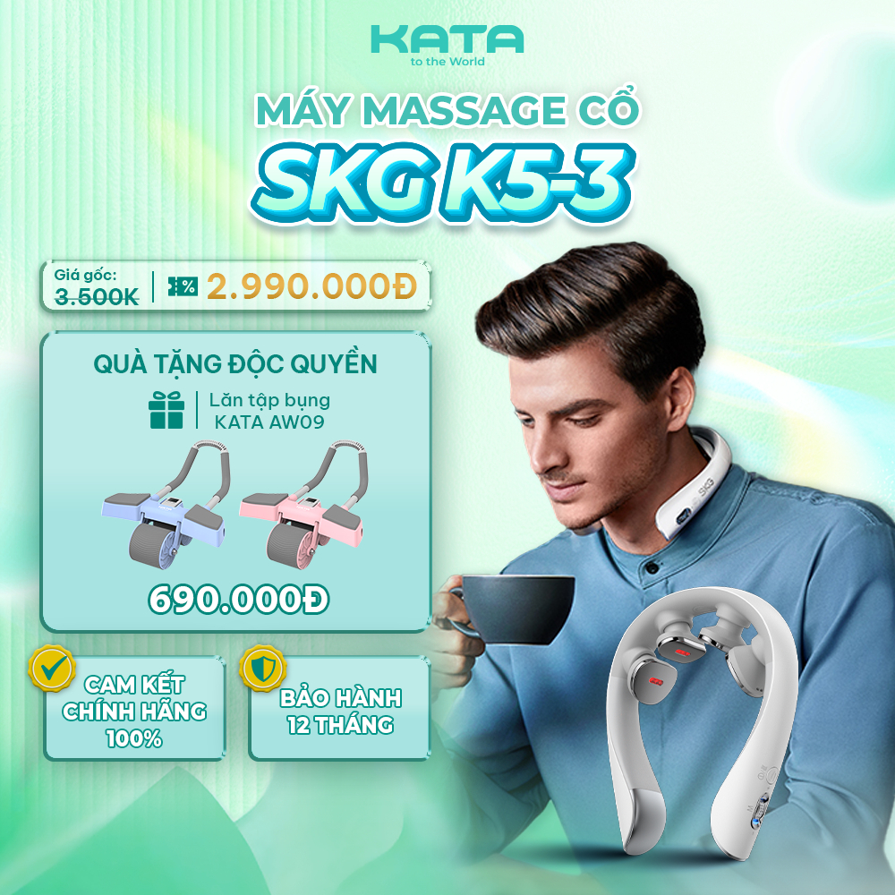 Máy Massage Cổ SKG K5-3 Mát Xa Công Nghệ Xung Điện Kết Hợp Trườm Nóng Giảm Đau Mỏi Nhanh Chóng ...