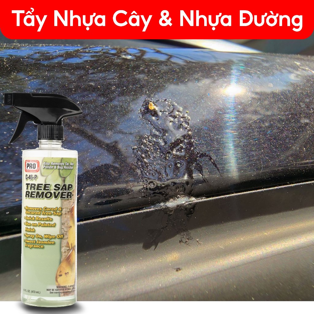 Tẩy Nhựa Cây Và Tẩy Nhựa Đường Tree Sap Remover 473ml - Xử Lý Các Vết ...