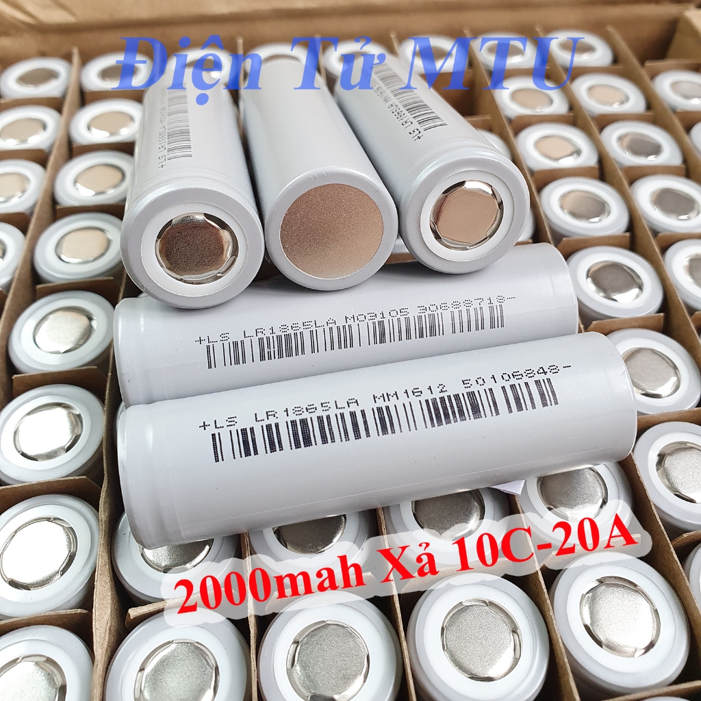 Cell Pin 18650 lishen xám 2000mah - 2500mah Xả 5C-10A - 10C-20A - Cam ...