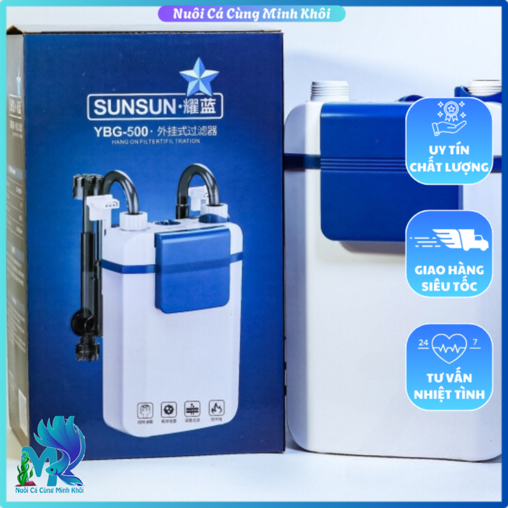 Lọc Treo SUNSUN YBG, YBF - Lọc treo thế hệ mới lọc váng xoay YBG300 ...