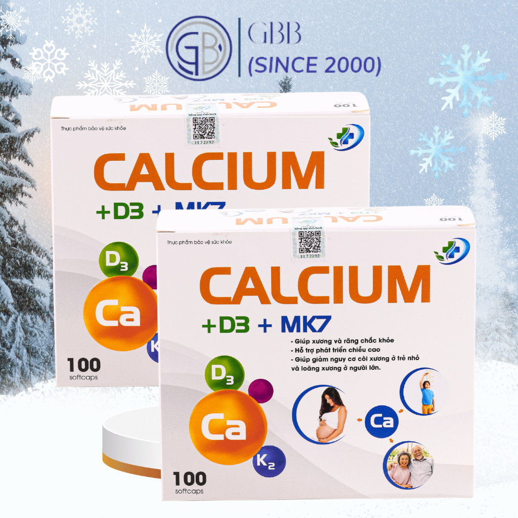 Combo 3 tháng Calcium D3 MK7 bổ sung canxi cho bà bầu, bổ sung canxi và vitamin D3 | Shopee Việt Nam