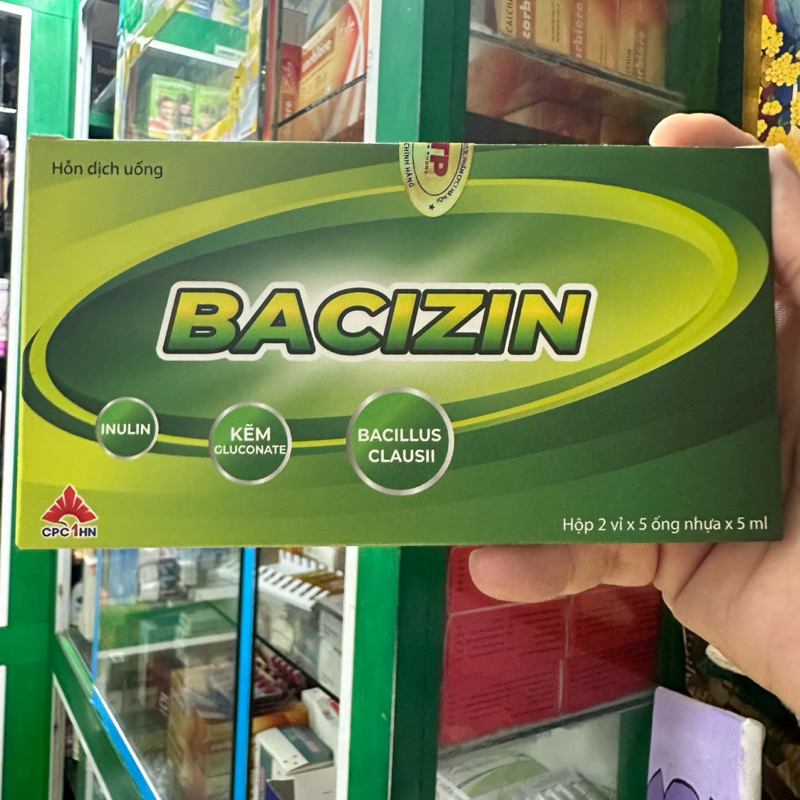 Men Bacizin-Bổ sung lợi khuẩn,chất xơ,kẽm cải thiện hệ vi sinh ruột ...