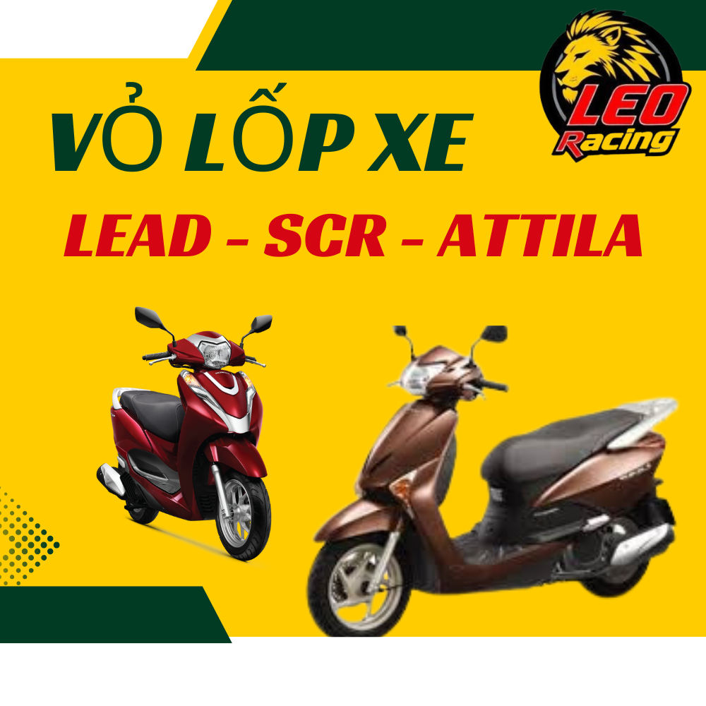 Vỏ Lốp LEAD-SCR-ATTILA Không Ruột Phân Phối Bởi Fire Horse | Shopee ...