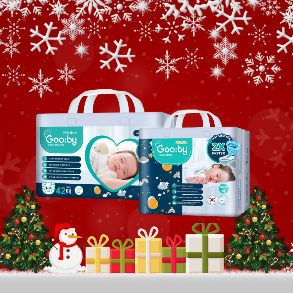 1 Bỉm quần Gooby Premium - Bỉm đêm,chống trào 12h đủ Size M/L/XL/XXL cho bé từ 6kg - 20kg ...