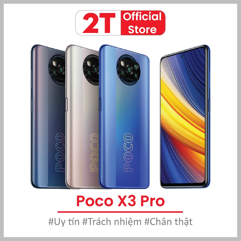 Điện thoại Xiaomi Poco X3 Pro RAM 8/256GB chip Snapdragon 860 màn 120Hz ...