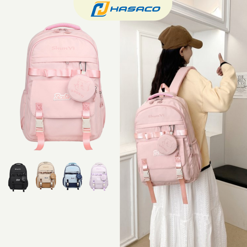 Balo nam nữ học sinh đi học nhiều ngăn balo thời trang chống nước đựng ...