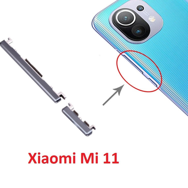 Nút Bấm Nguồn Ngoài Xiaomi Mi 11 M2011K2C M2011K2G (Đen) Điều Chỉnh ...