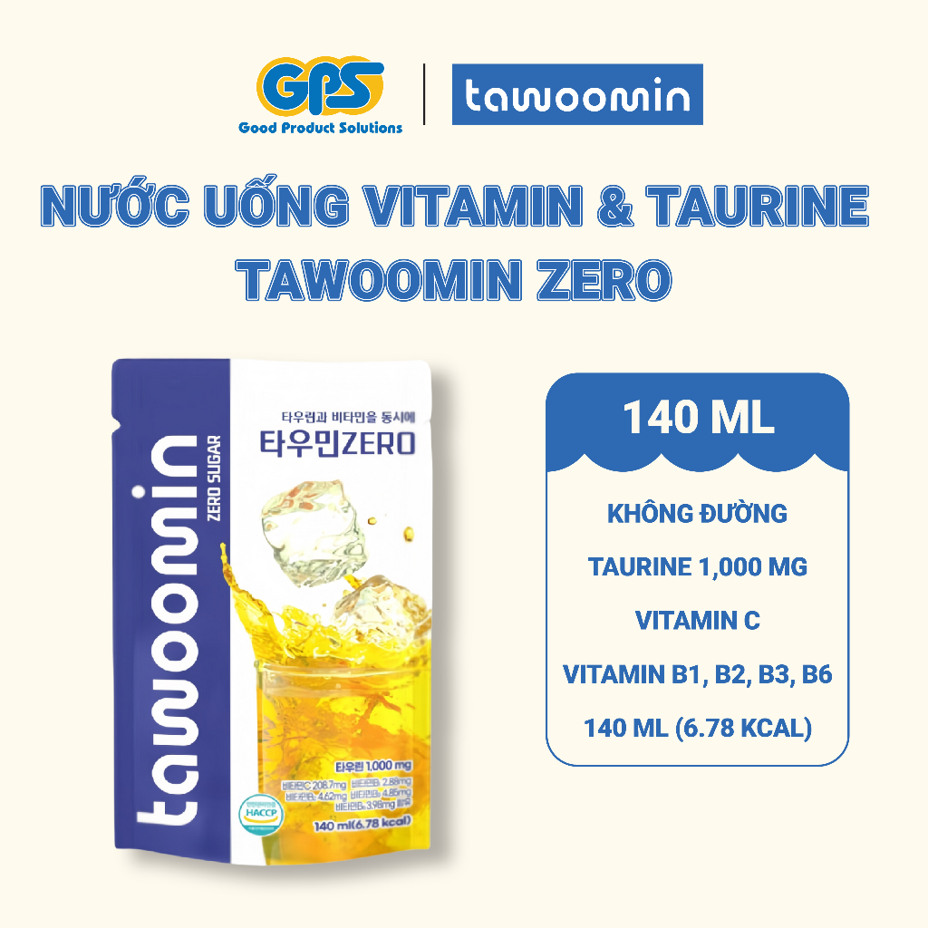 [TAWOOMIN] NƯỚC UỐNG ENERGY VITAMIN & TAURINE KHÔNG ĐƯỜNG (TAWOOMIN ...