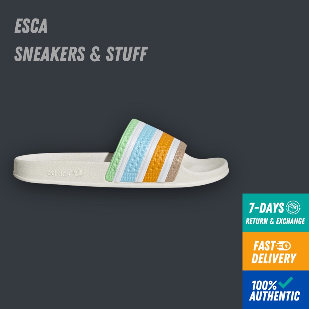 [CHÍNH HÃNG] Dép A.DI.DAS ADILETTE TRICOLOR BLISS BLUE OFF WHITE ...