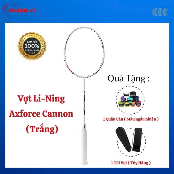 Vợt Cầu Lông Lining Axforce Cannon Trắng Chính Hãng | Shopee Việt Nam