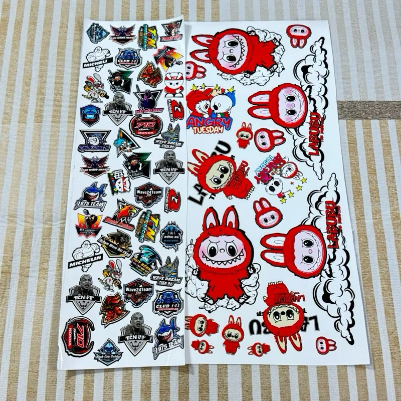 Tem Chế Labubu,Tem Chế Logo 43 Chi Tiết Dán Trang Trí Nhiều Chỗ Trên Xe ...