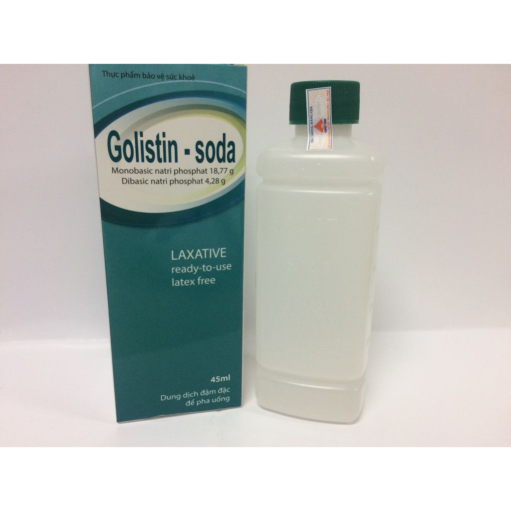 Dung dịch uống Golistin Soda làm sạch ruột, hết tao bón (Chai 45ml ...