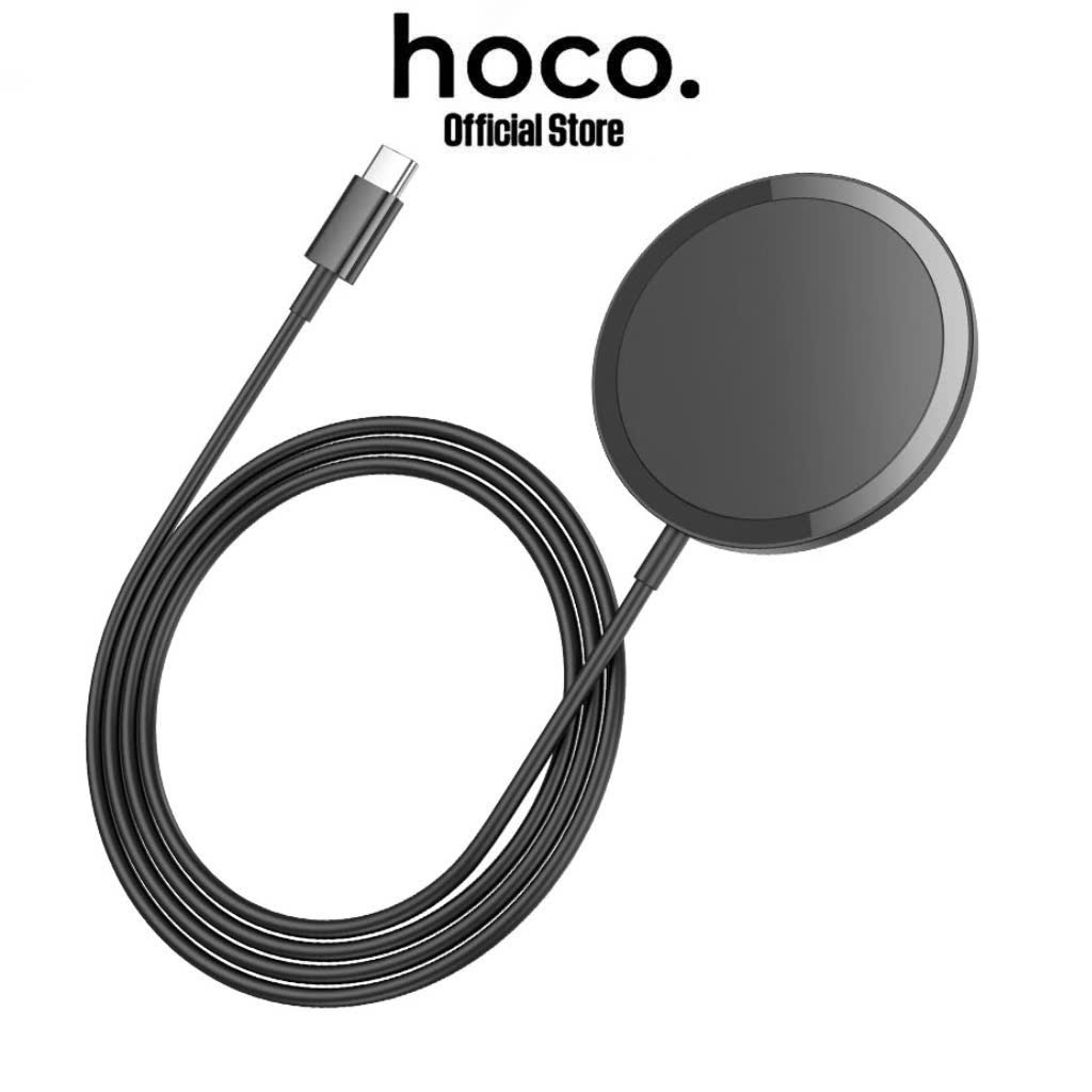 Đế sạc không dây sạc nhanh 15w Hoco lực hút nam châm đế sạc từ tính cho 12 13 14 15 16 ...