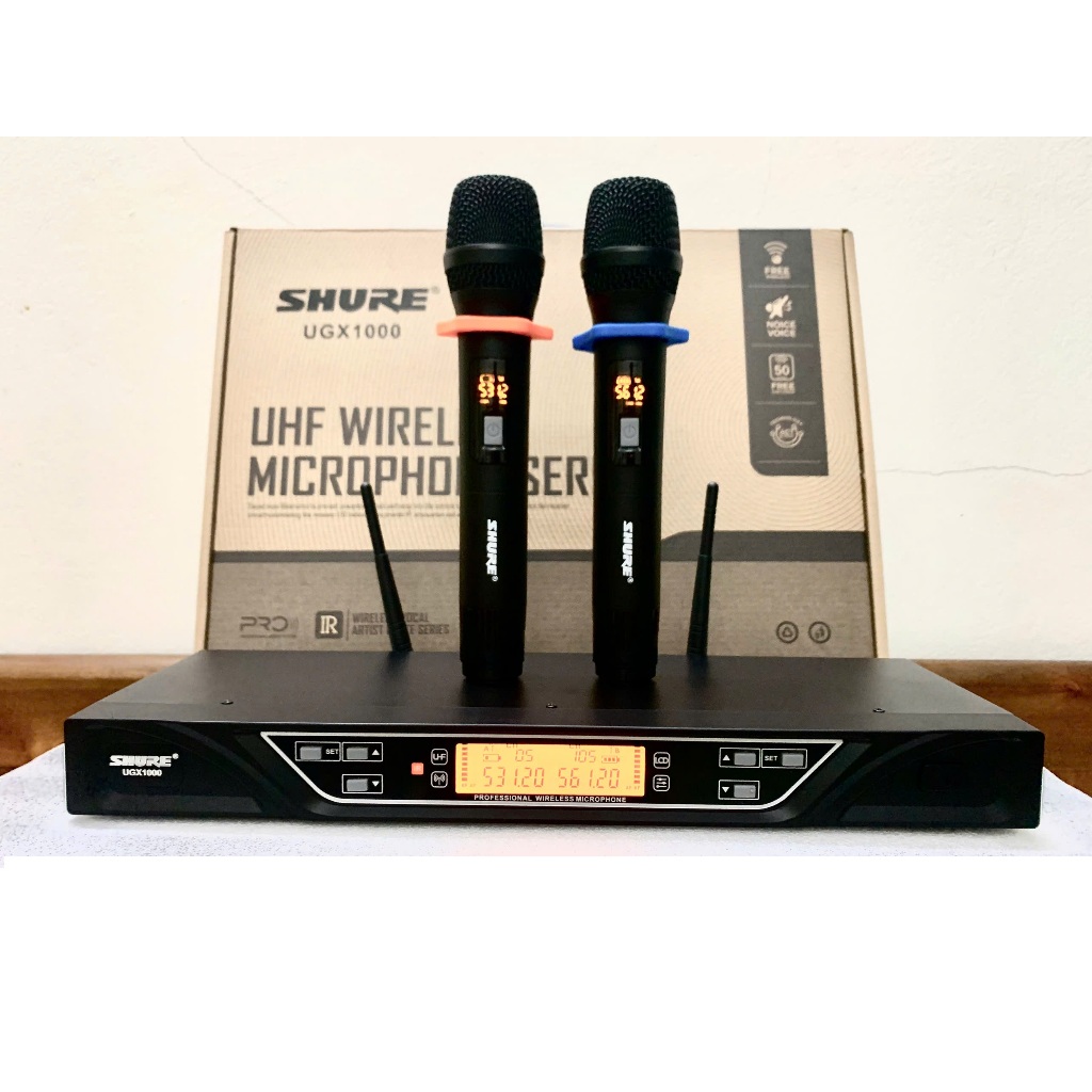 Micro Không Dây UGX 1000 Khung Kim Loại,Hút Giọng Tốt,Hát Nhẹ,Sóng Khỏe ...