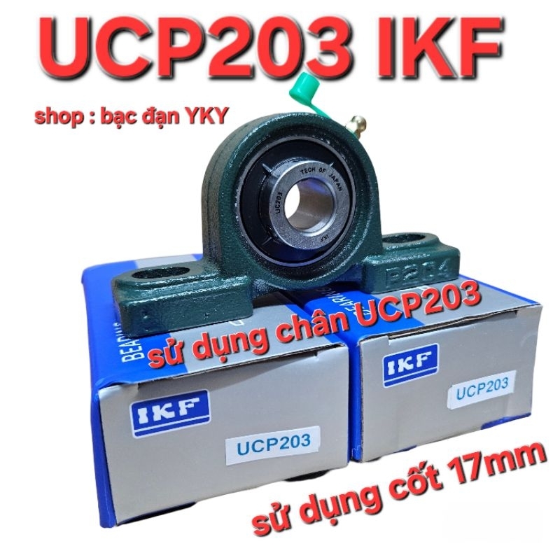 gối đỡ vòng bi UCP203 (sử dụng cốt 17mm) | Shopee Việt Nam
