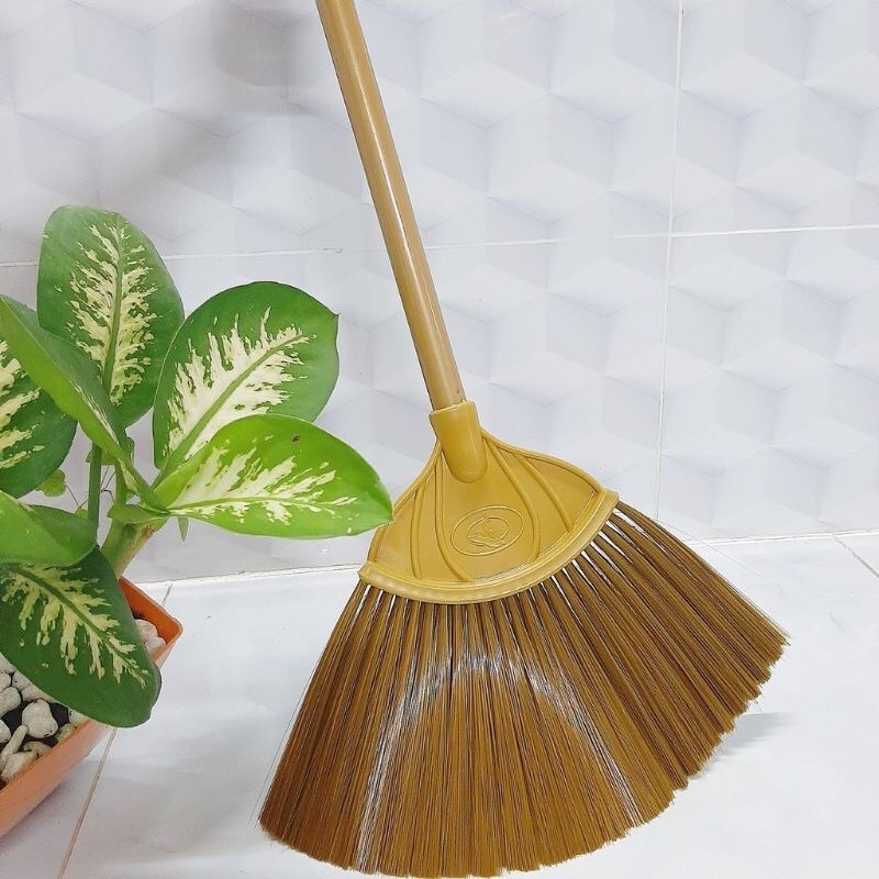 Chổi nhựa quét nhà sợi cước hình rẽ quạt quét bụi quét nước nhựa loại ...