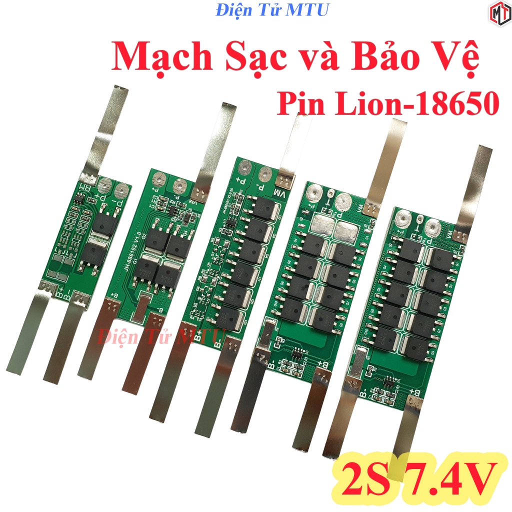Mạch Sạc và Bảo Vệ Pin 2S 7.4V 5A - 25A dùng cho Pin Lithium - Li-ion ...