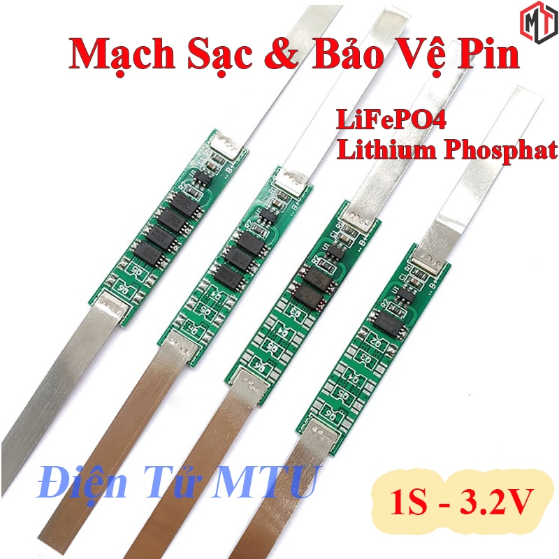 Mạch sạc và bảo vệ pin 1S 3.2V LiFePO4 - Lithium Sắt Photphat - Pin 32650 | Shopee Việt Nam