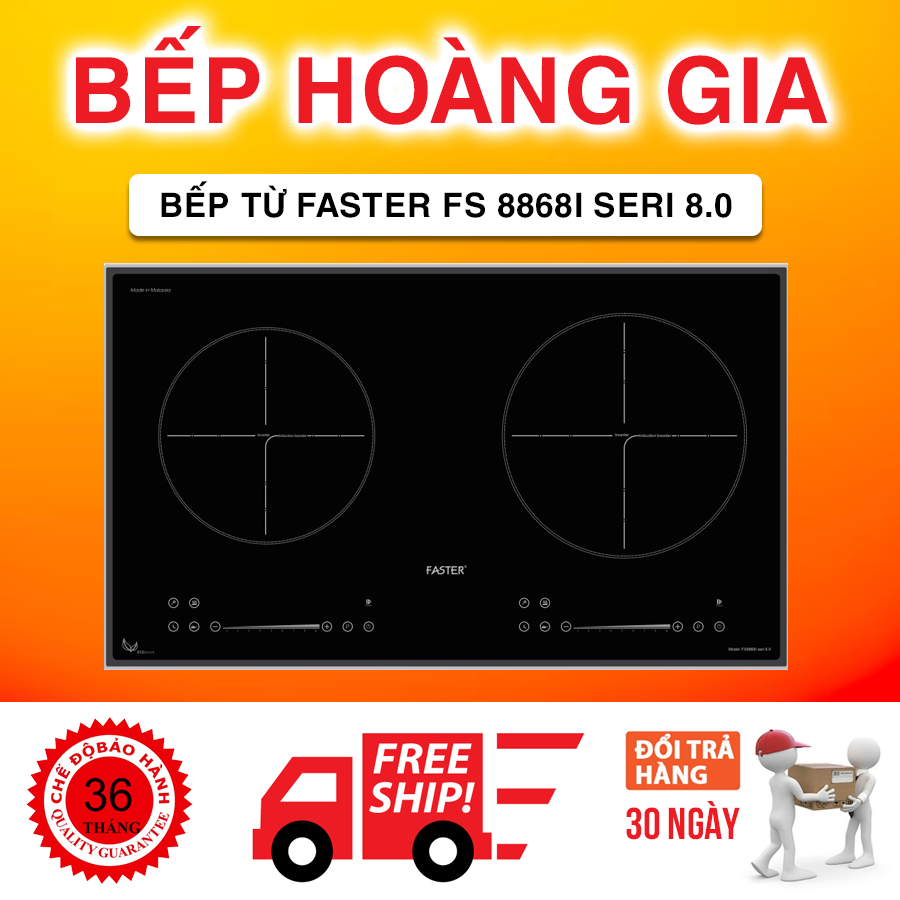 Bếp từ Faster FS 8868I seri 8.0 công nghệ inverter tiết kiệm điện, Nhập ...