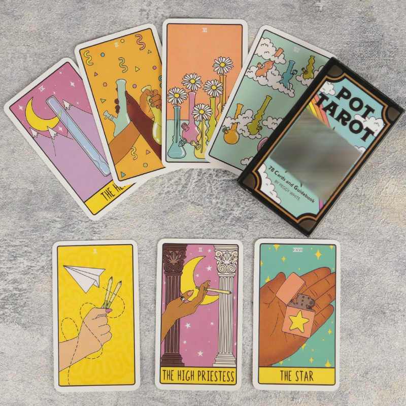 (SIZE GỐC) Bộ bài Pot Tarot 78 cards and guidebook Hộp cứng D1 | Shopee ...
